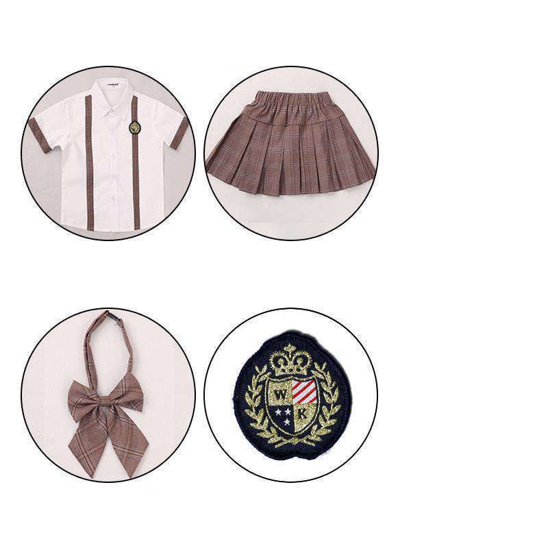 Uniforme escolar coreano para crianças, conjunto d... – Vicedeal