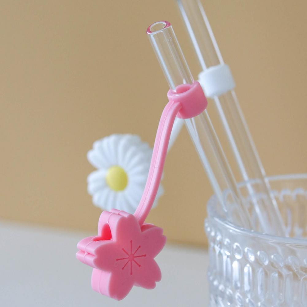 4/8/12PCS Silicone Straw Plug Reusable Airtight Dr... – Grandado