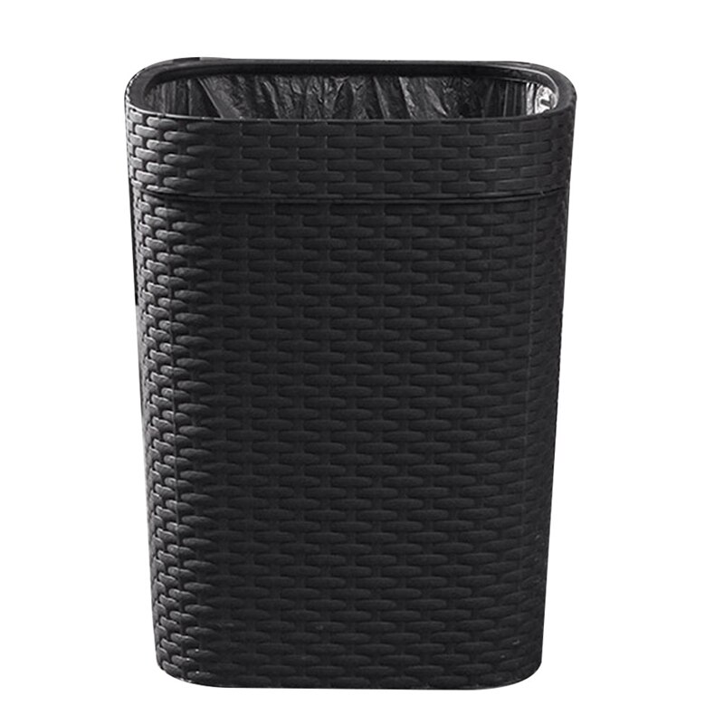 Rattan Papierkorb Mülleimer Büro Küche Mülleimer W... – Grandado
