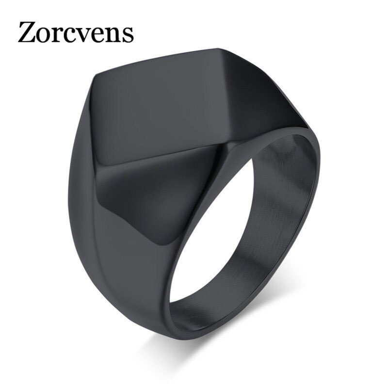 ZORCVENS Top Chunky Ring for Men High Polished Pun... – Vicedeal