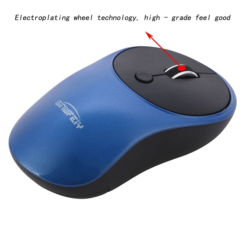 Noiseless Mouse Wireless 2.4G Silent Buttons Ergon... – Vicedeal