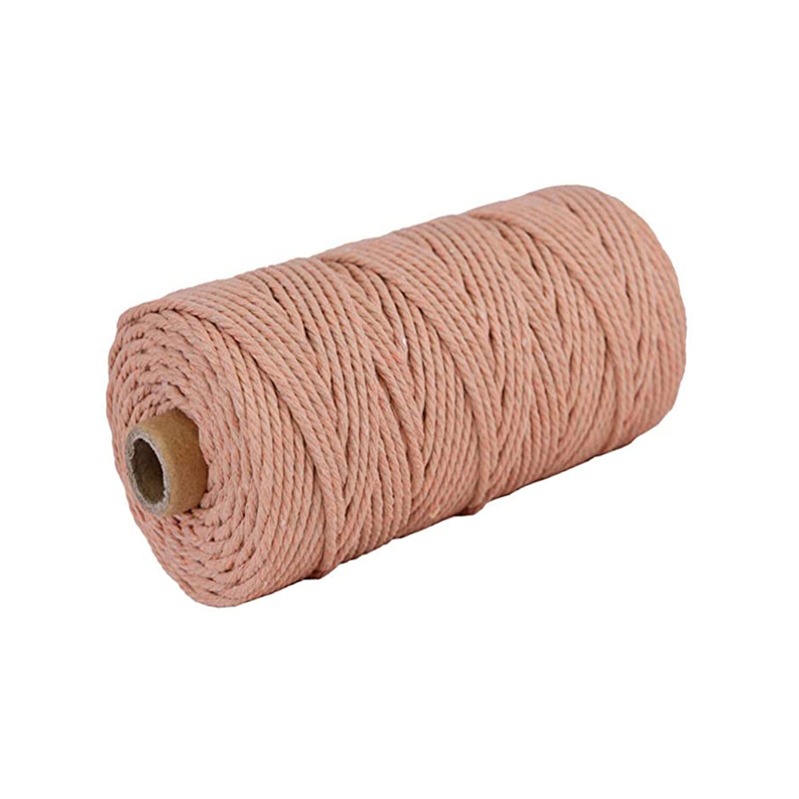 3mm Macrame Cotton Cord Hanging Rope Craft Cord Di... – Grandado