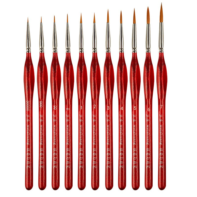 Multipurpose Houten Nummers Borstels Schets Pen Ro... – Grandado