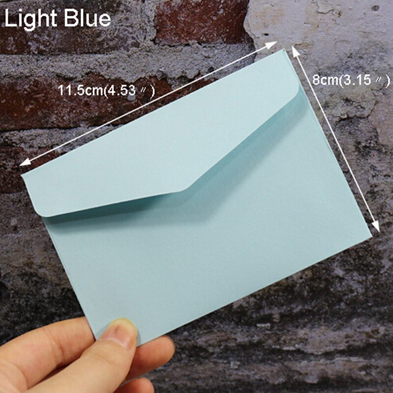 Small Paper Envelopes 10pcs Candy Colors Postcard ... – Grandado