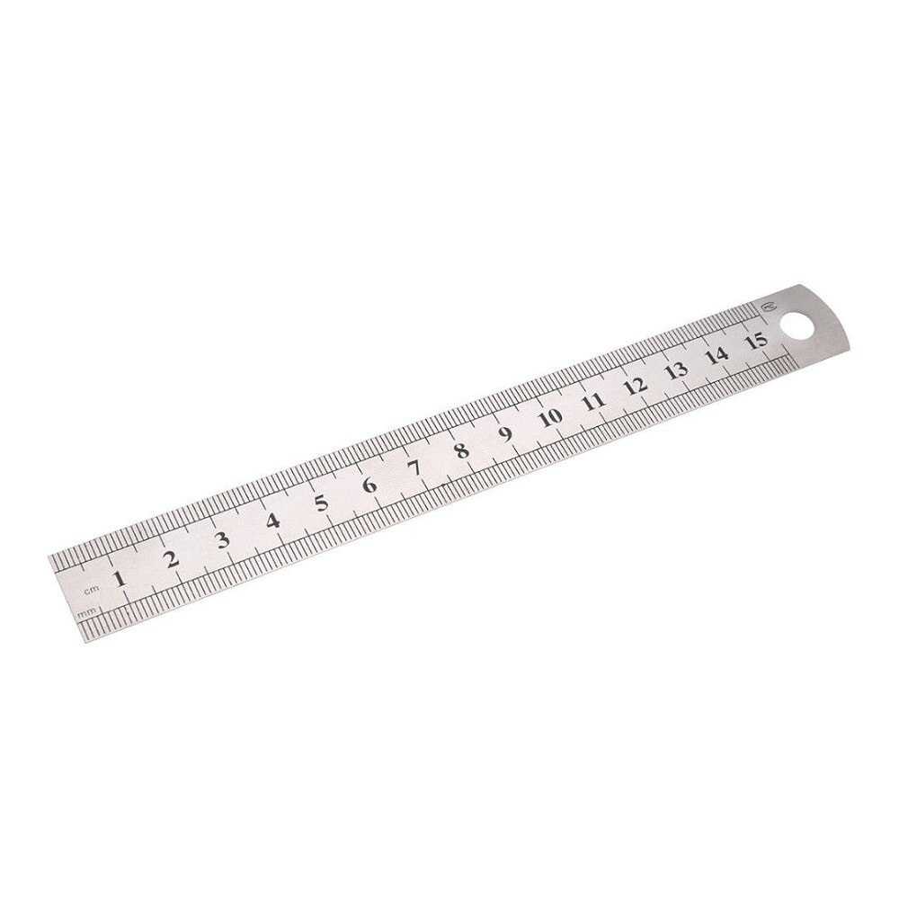 2pcs 15cm Stainless Steel Pocket Measuring Ruler S... – Vicedeal
