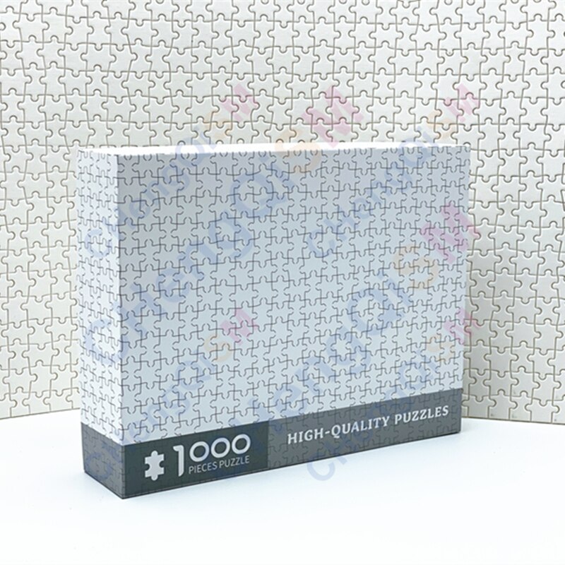 Pure White Wooden Jigsaw Puzzle 1000 Pieces Super ... – Grandado