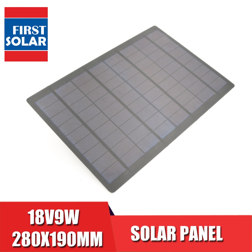 18V9W Solar Panel Polycrystalline Silicon Standard... – Grandado