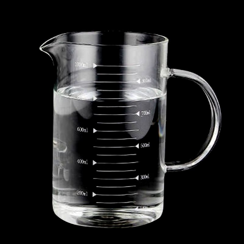 1000ml High Borosilicate Glass Measuring Cup Clear... – Grandado
