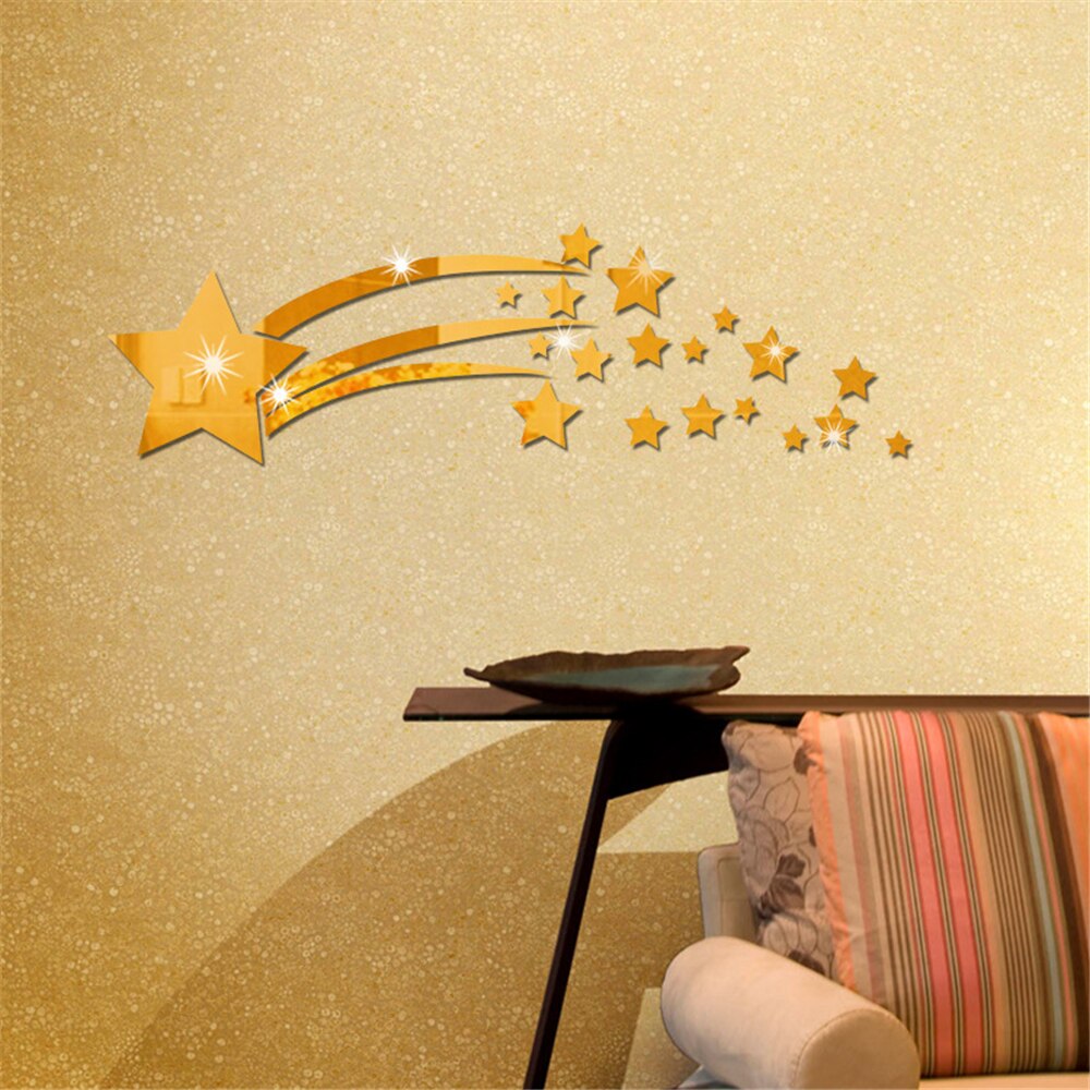 Meteor Comet Acrylic Mirror Wall Stickers Mural Be... – Vicedeal