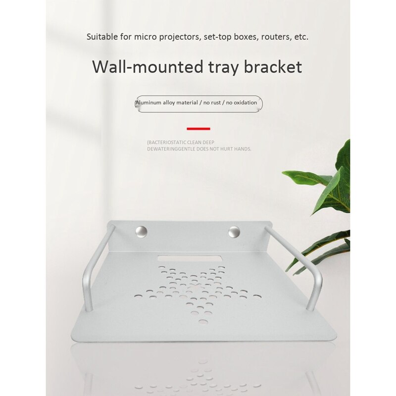 Wall Mounted Storage TV Box Router Shelf Set Top B... – Vicedeal