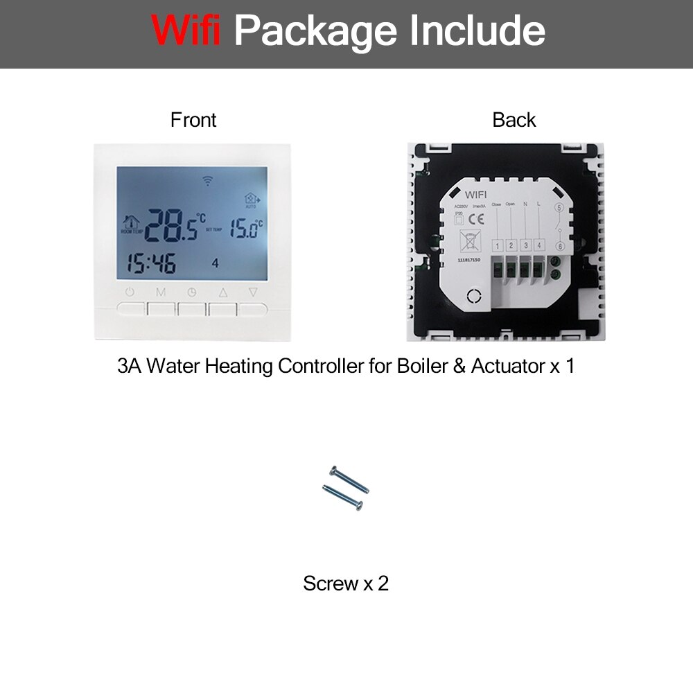 WIFI Smart Thermostat 16A AC220V Water/Electric Fl... – Grandado