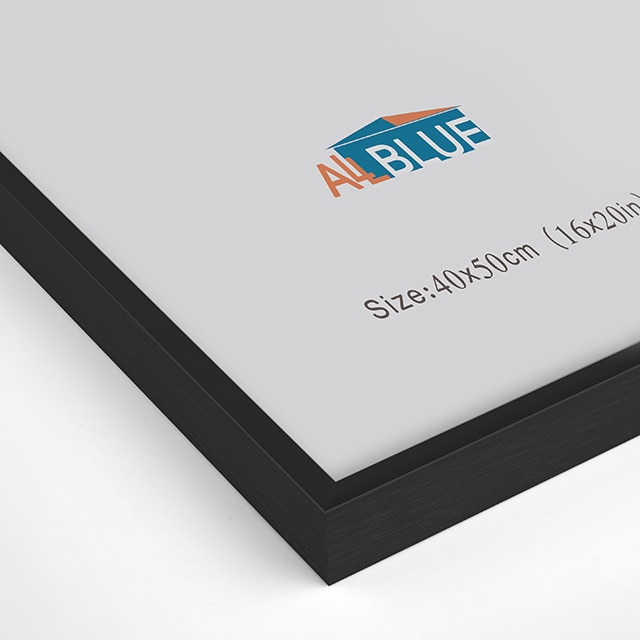 Marco de Metal dorado plata Color negro moderno pa... – Grandado