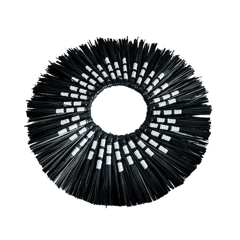 Round Natural Rattan Wall Mirror Wicker Wicker Fra... – Grandado