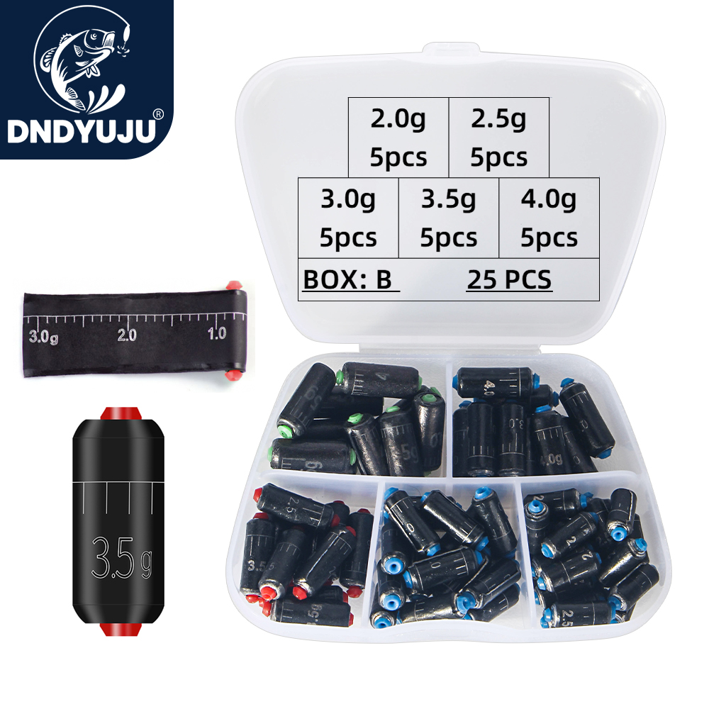 DNDYUJU 25pcs Combination Fishing Lead 1.5g-5.0g L... – Grandado