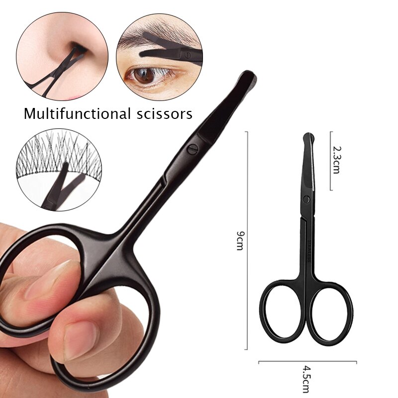 1pcs Stainless Steel Nose Hair Scissors Portable R... – Grandado