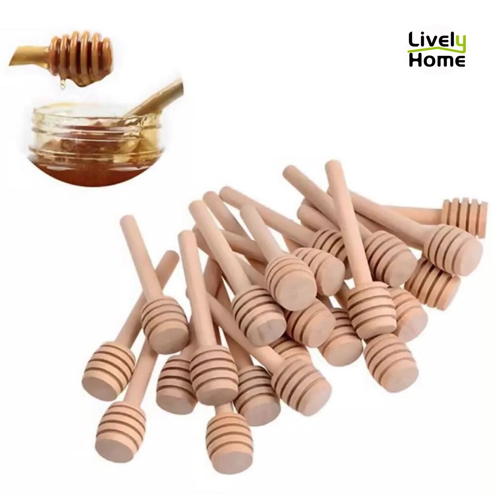 20 Stuks Lange Handvat Hout Honing Roer Bar Honing... – Grandado