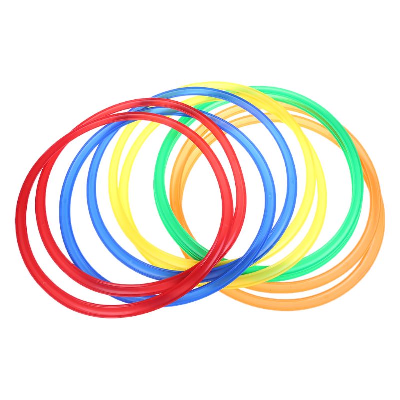 10 Pcs Hopscotch Ring Game Toys for Kids Sensory I... – Grandado