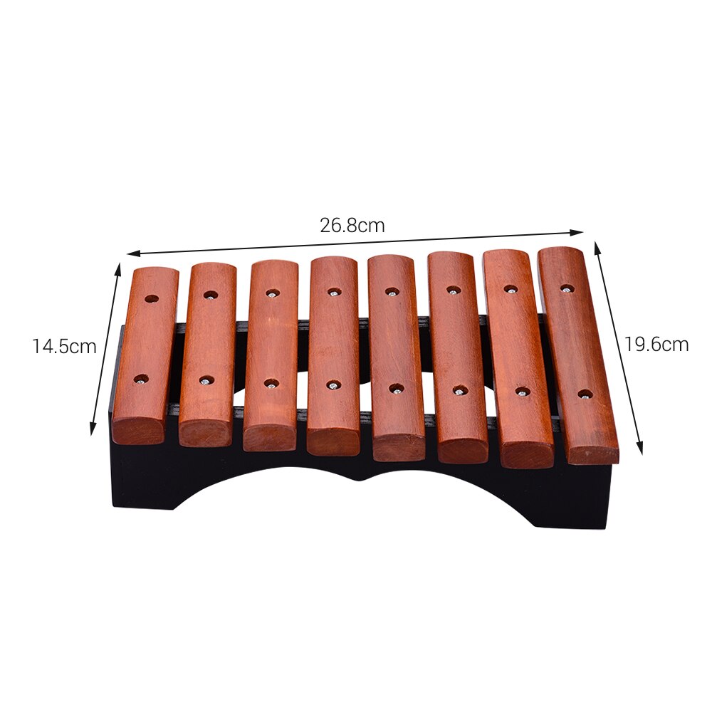 Musical Instrument 8 Notes Wood Xylophone Includes... – Grandado