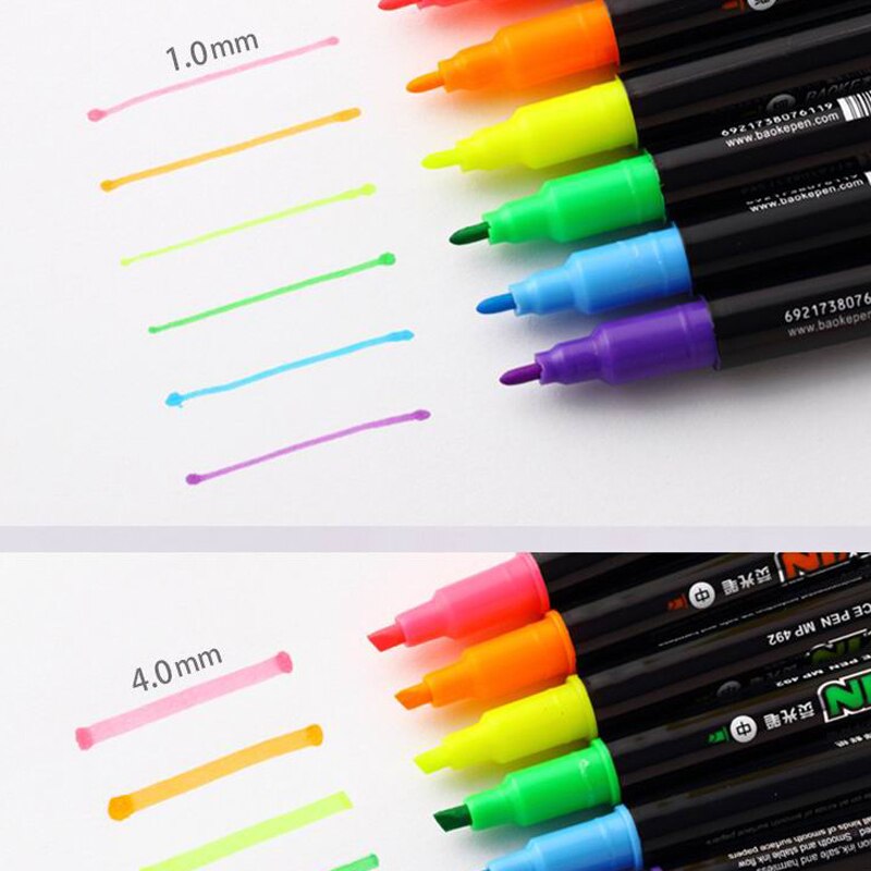 Candy colored double headed student mark marker wa... – Vicedeal