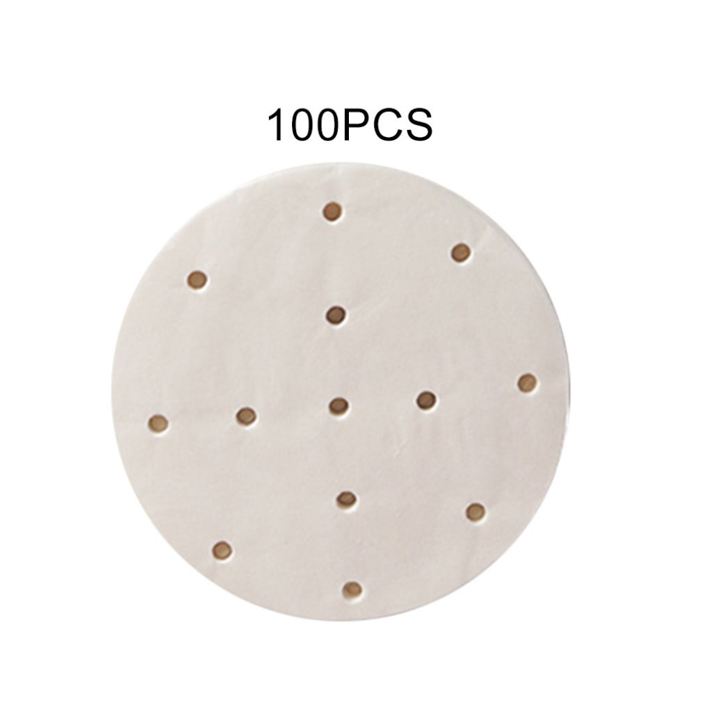 100 Sheets Round Steamed Paper Baking Paper Barbec... – Grandado