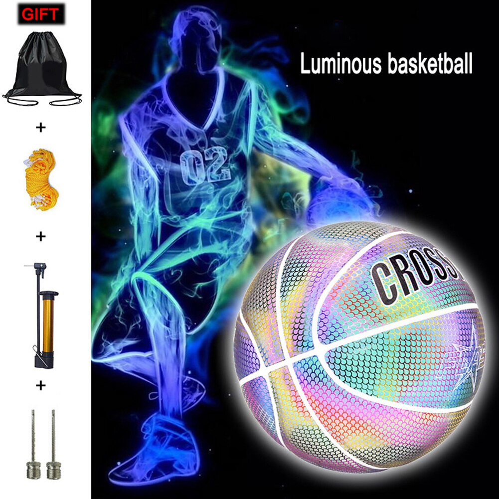 Glowing Reflective Basketball Soft Luminous Reflec... – Grandado