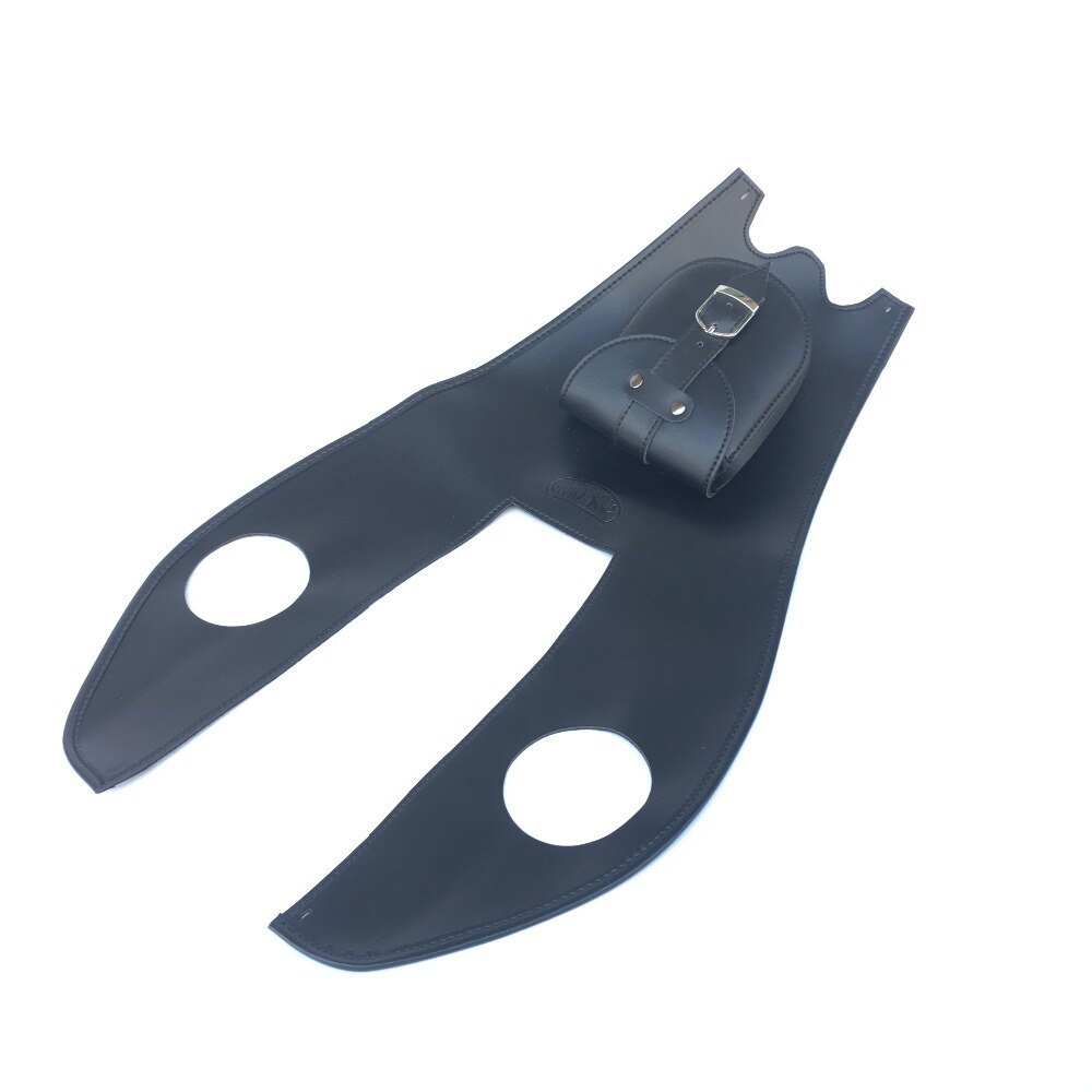 Leather Tank Panel with Pouch for Harley Softail F... – Grandado