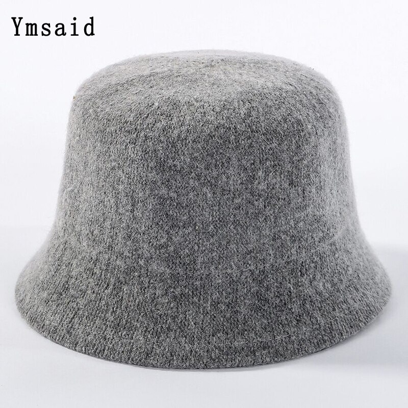 neue Wolle Fedora Hut Frauen Einfarbig Einfache Ei... – Vicedeal