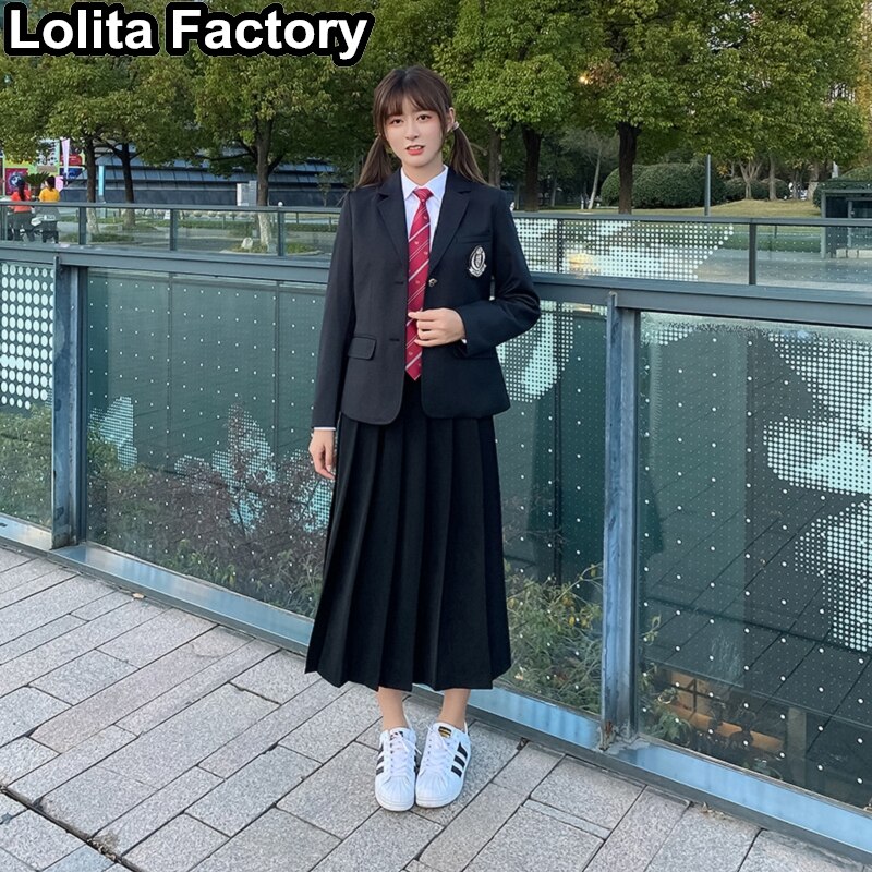 Spring Summer Women JK Uniform Suit Blazer Japanes... – Vicedeal