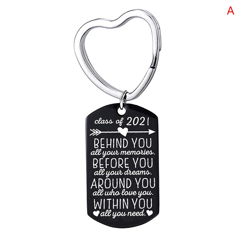 Class Of Graduation Keychain For Him Her Key Ring ... – Grandado
