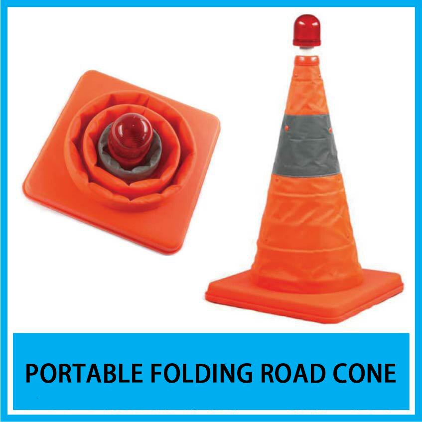 Collapsible Reflective Cone Highlighter Road Cone ... – Vicedeal