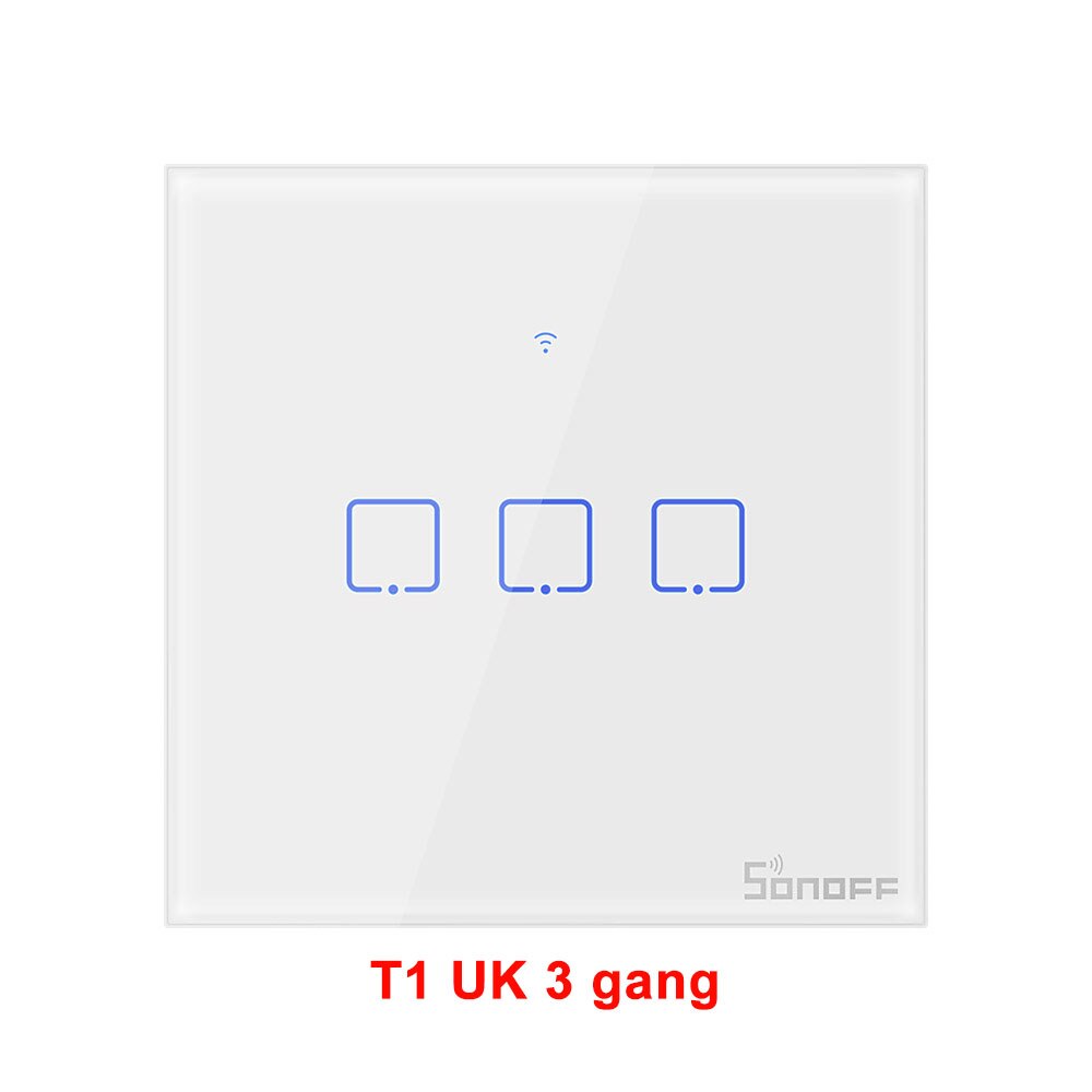 Itead Sonoff T1 UK Wifi Wall Touch Switch Wireless... – Grandado
