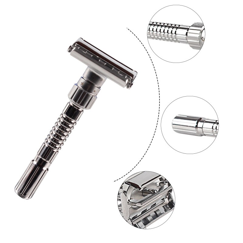 Adjustable Double Edge Shaving Safety Razor Shaver... – Vicedeal