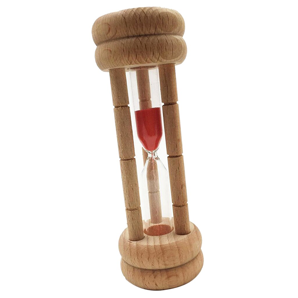 3 Minutes Sand Hourglass Wooden Frame Sand Timer K... – Grandado