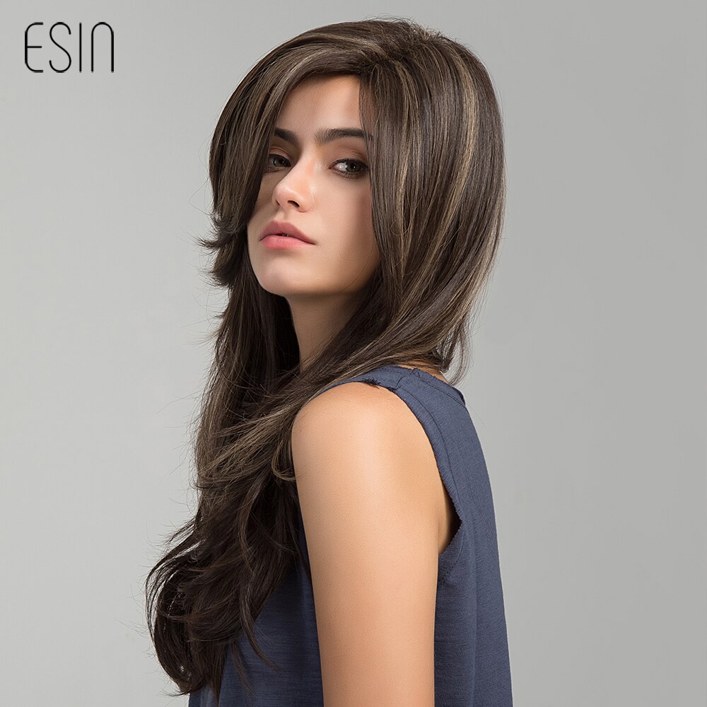 Esin 24 Inches Long Natural Wave Wigs for Women Si... – Grandado