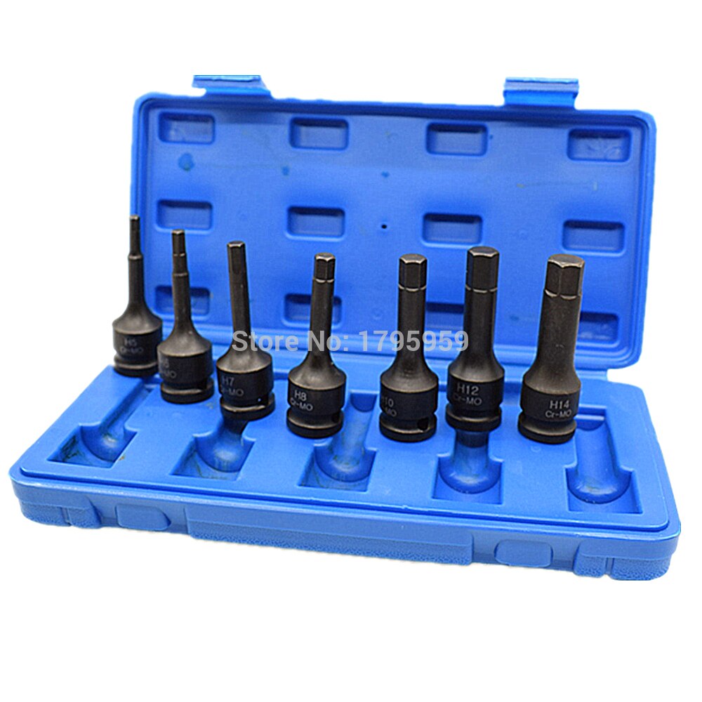 1/2" Square Drive Impact Socket H5 H6 H7 H8 H10 H1... – Grandado