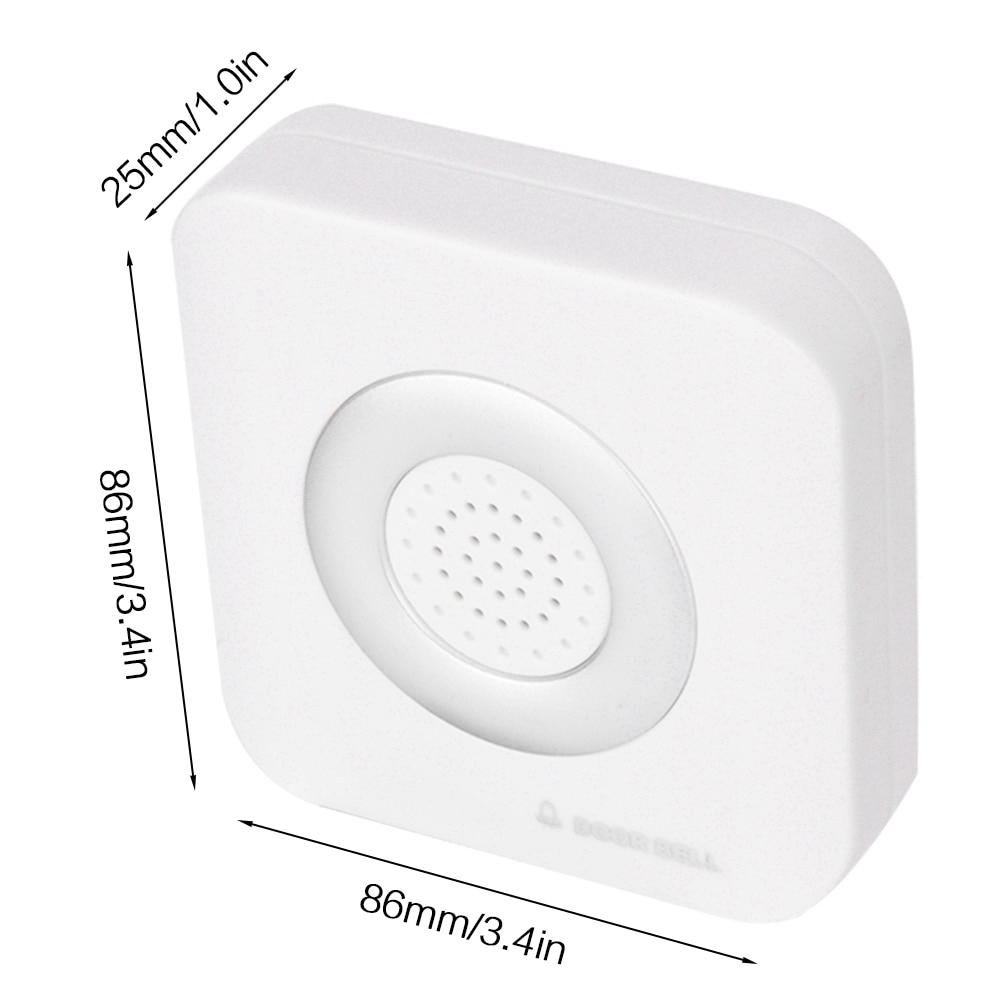 Wired Doorbell Wall-Mounted 4 Core Door Bell Exter... – Grandado