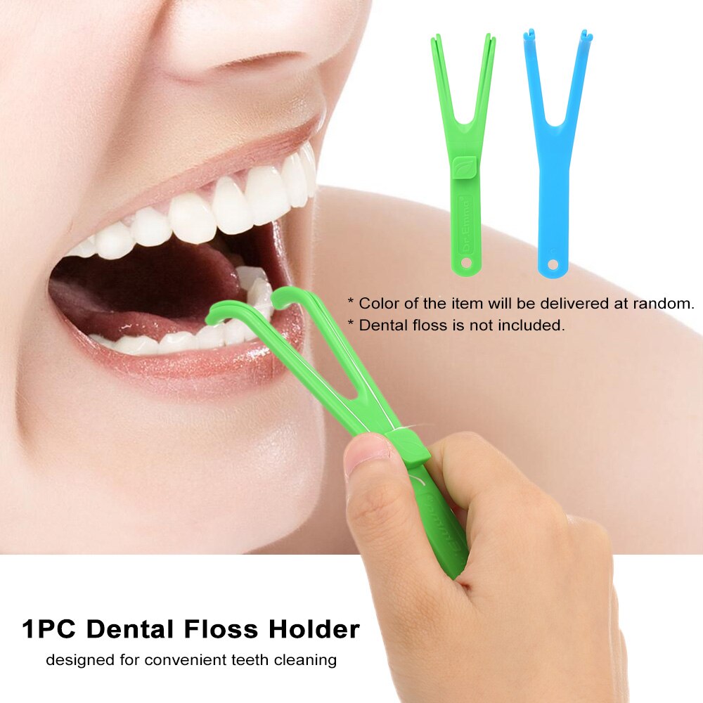 1 stücke Zahnseide Halter Y Form Hilfe Oral Hygien... – Vicedeal