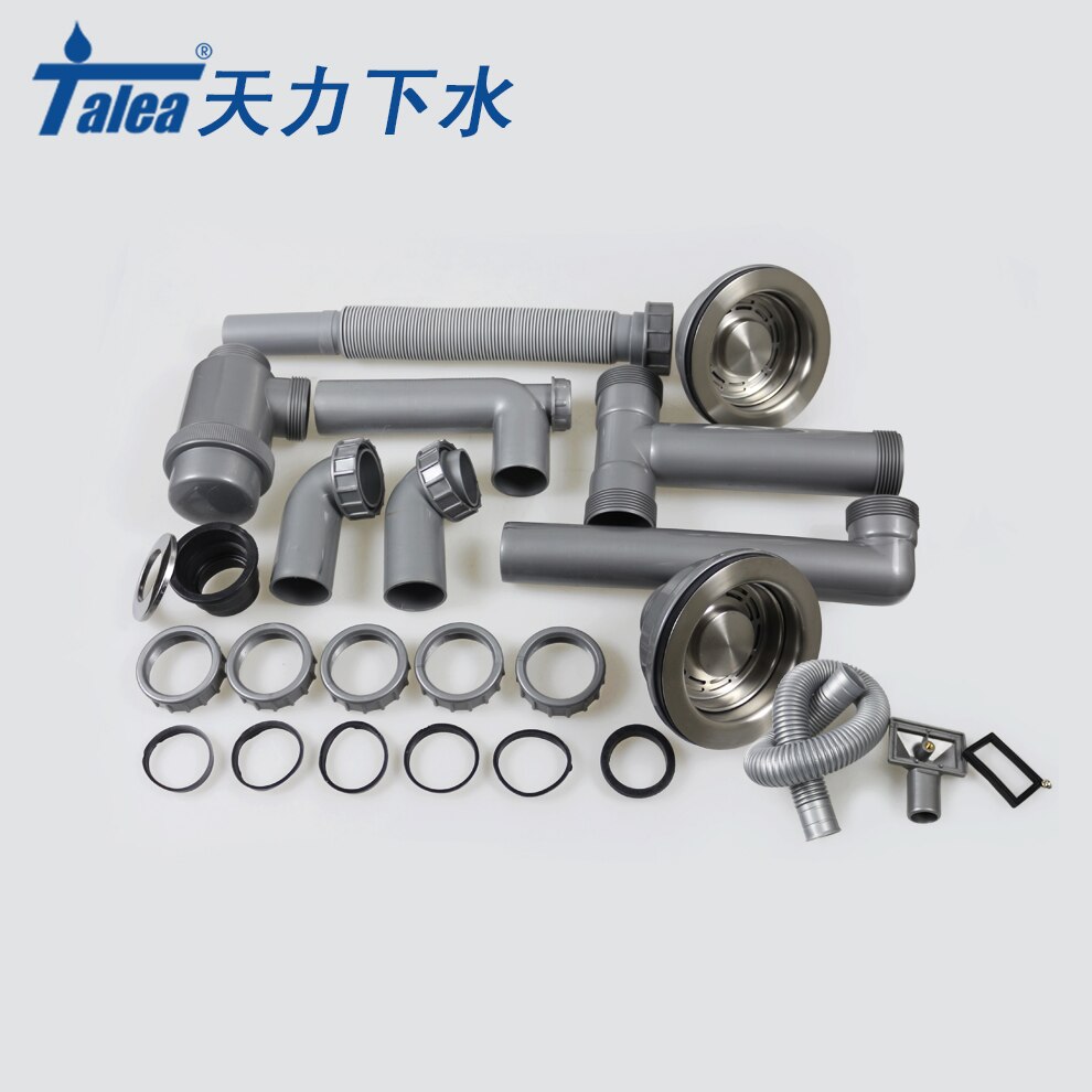 Talea Double Sink basin Waste Kit strainer with ho... – Vicedeal