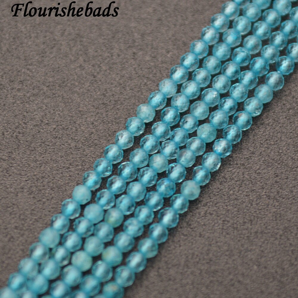 , 2mm, Topacio azul Natural, diamante facetado, pi... – Grandado