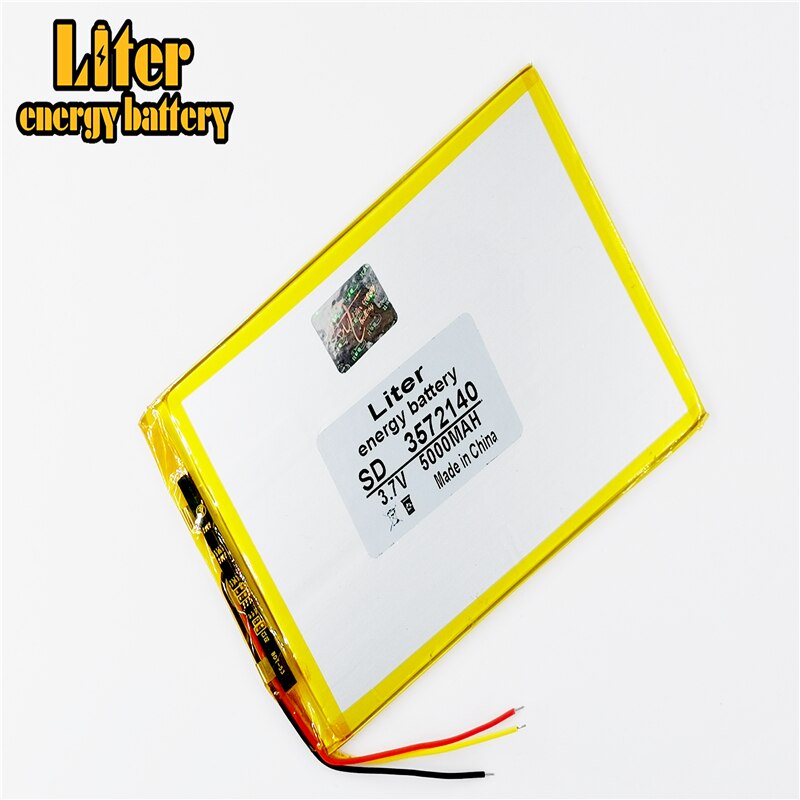3 line 3.7V 5000mAH 3572140 (polymer lithium ion b... – Grandado