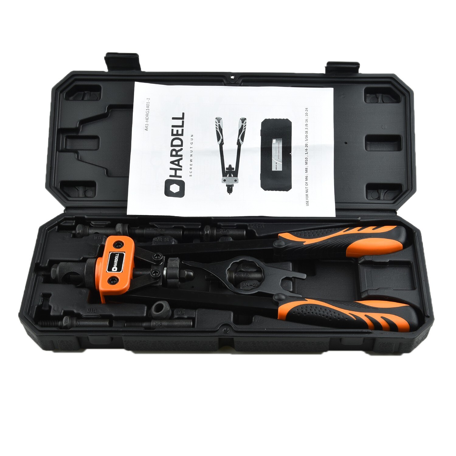 Manual Riveter Gun Hand Rivet Tool Kit Rivet Nuts ... – Vicedeal