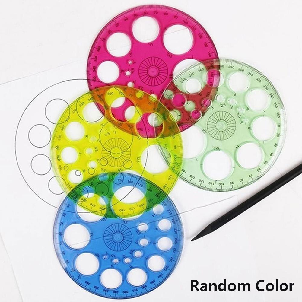 1pc 360 Degree Full Circle Protractor Ruler 4 Colo... – Vicedeal