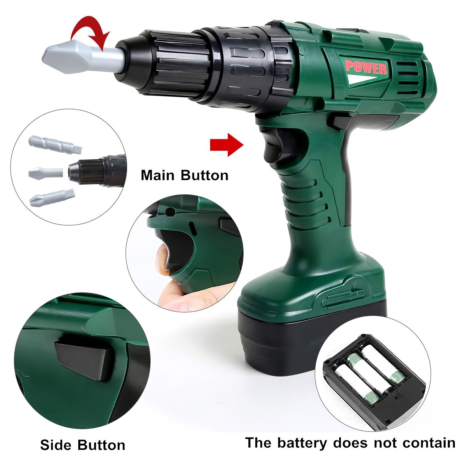 Simulation Realistic Kids Construction Tool Toy Ki... – Grandado