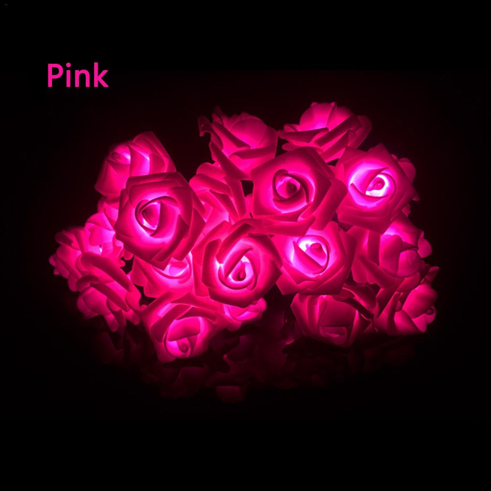 Luces Led de cadena Rosa 6M 40 lámparas decorativa... – Grandado