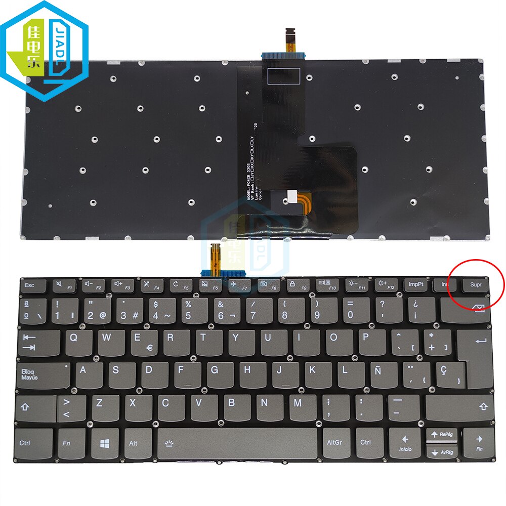 Sp Spaans Backlight Toetsenbord Laptop Toetsenbord... – Grandado
