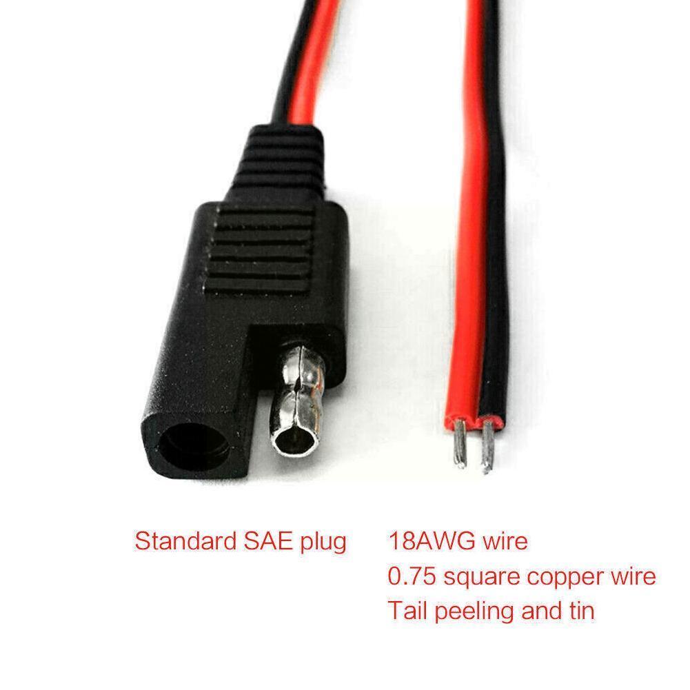 1Pcs Rode Sae Diy Kabel 18AWG Dc Power Automotive ... – Vicedeal