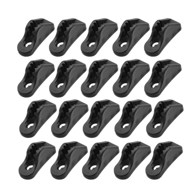 20 PCS Tent Fastener Wind Rope Buckle Camping Tria... – Vicedeal