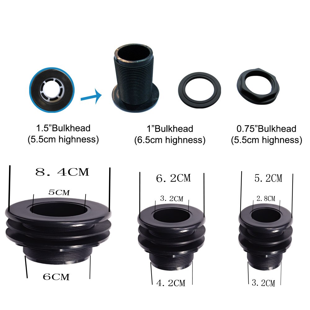 ODYSSEA Aquarium Glass fish tank Aquatic pet 1.5" ... – Grandado