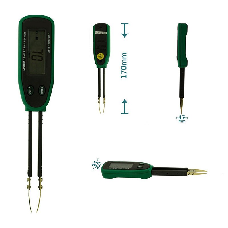 Smart SMD Capacitance Meter Multimeter MASTECH MS8... – Grandado