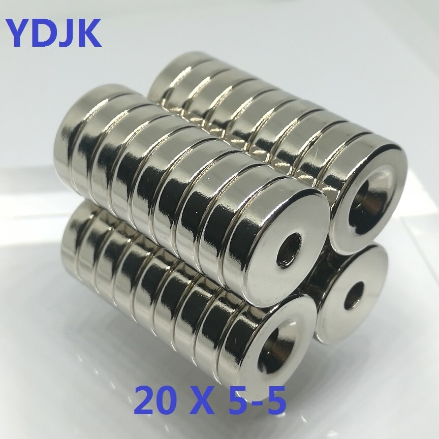 10PCS/LOT Disc Magnet 20*5 Hole 5 Strong N38 D Cou... – Grandado